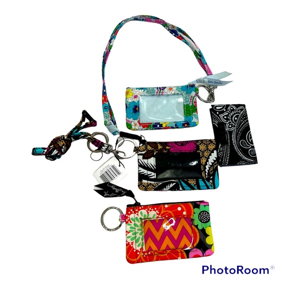 Vera Bradley | Accessories | Vera Bradley 5 Piece Bundle Zip Id Cases ...